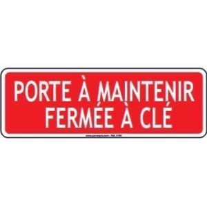 Porte à maintenir fermée à clé | PANNOPRO - LE SPÉCIALISTE DE LA ...
